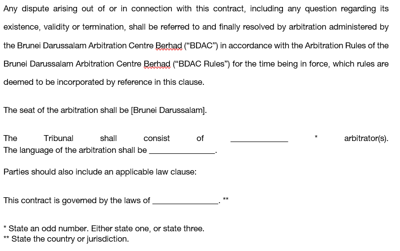 BDAC - About Arbitration